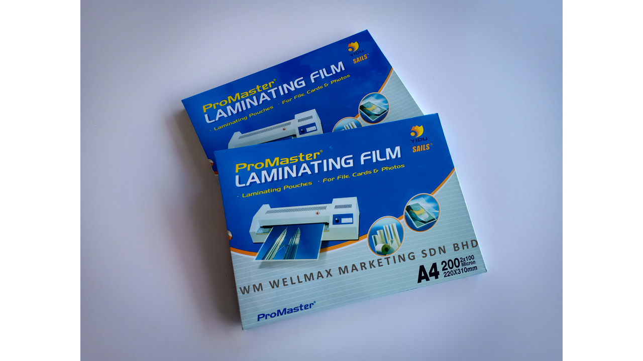 A4 PROMASTER LAMINATING FILM 100 S Wellmax A4 PROMASTER LAMINATING FILM 100 S Wellmax