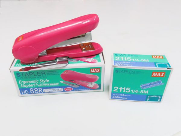 MAX HD-88R STAPLER (WITH REMOVER) - Wellmax