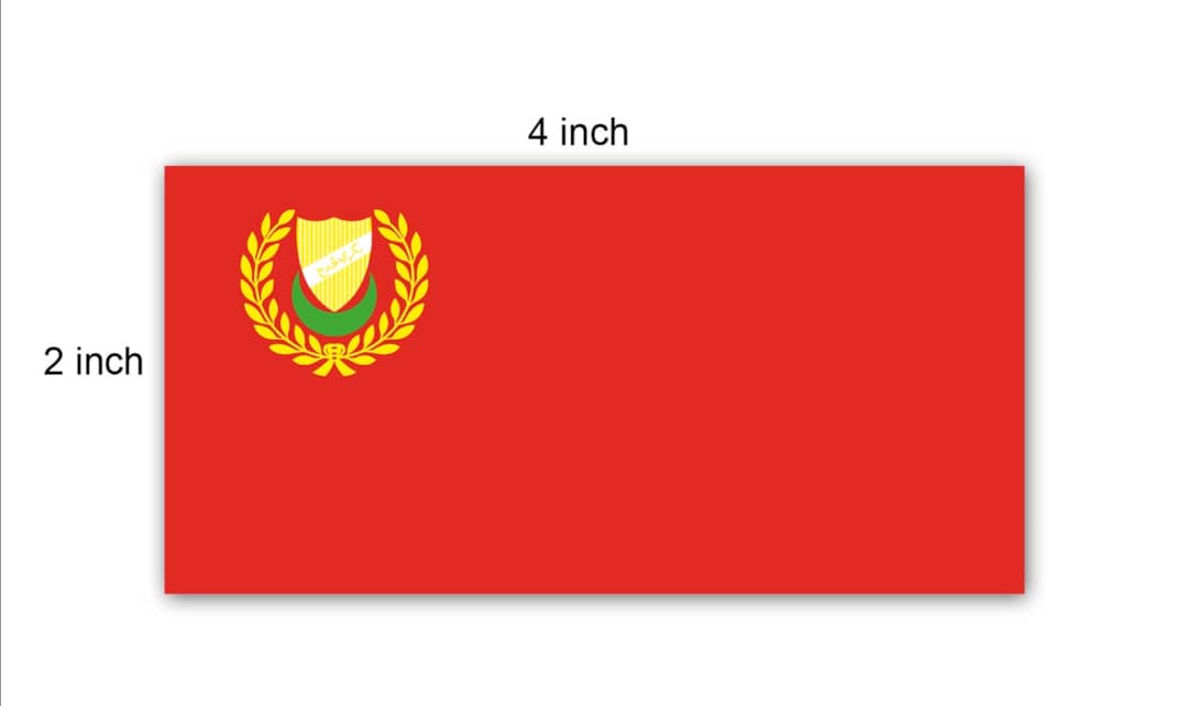 2'X4' KEDAH FLAG - Wellmax
