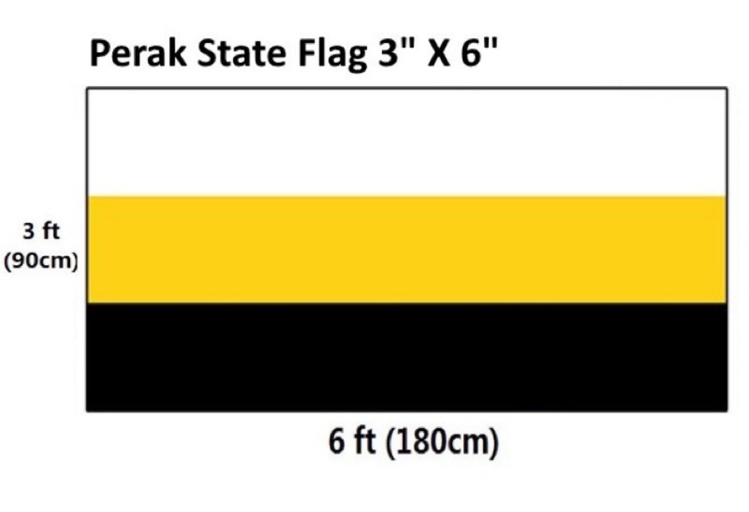 3'X6' PERAK FLAG - Wellmax