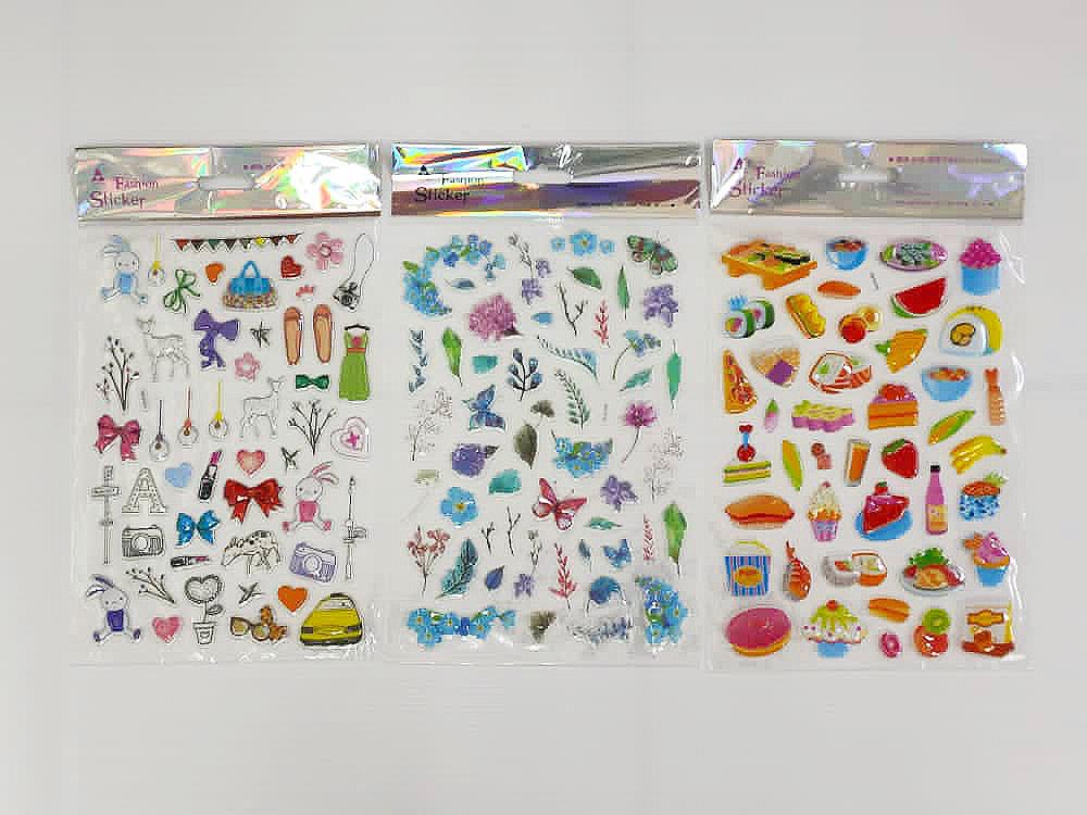 QS-D TRANSPARENT FASHION STICKER 20'S - Wellmax