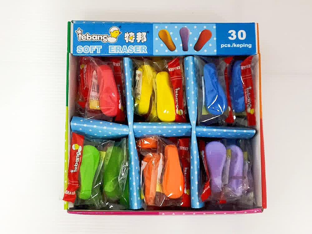 TB15096 SOFT ERASER 30'S - Wellmax